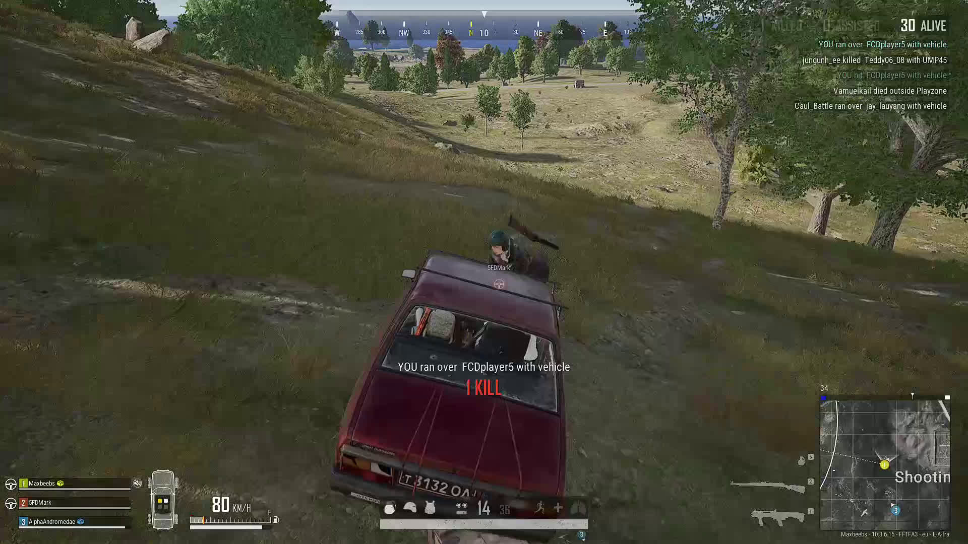 PUBG Driving