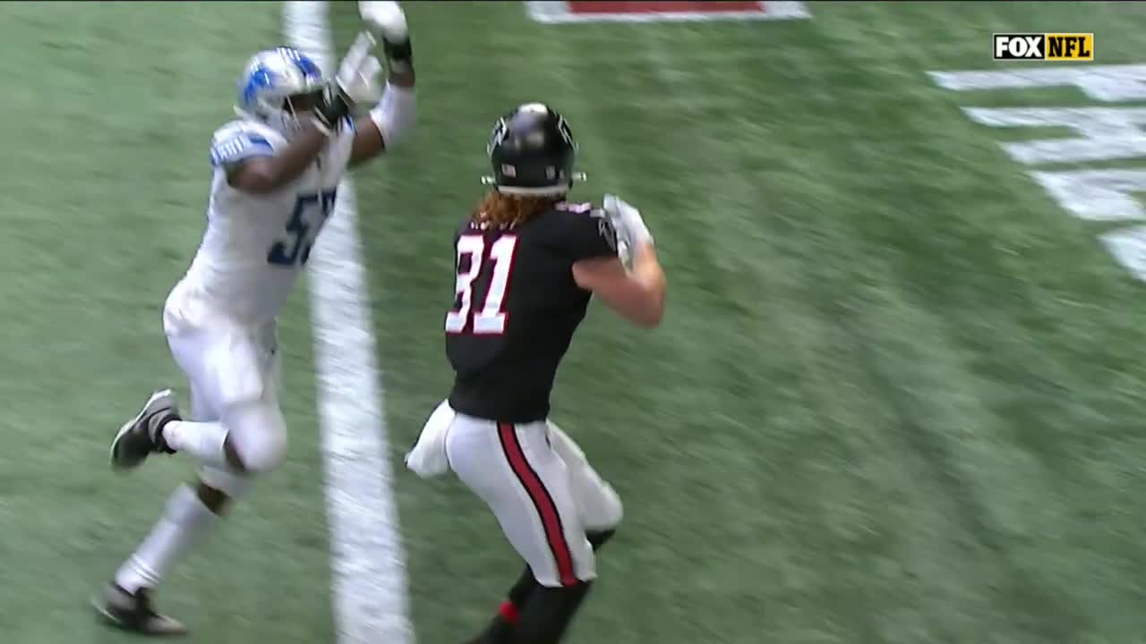 Matt Ryan Hits Hayden Hurst for the TD