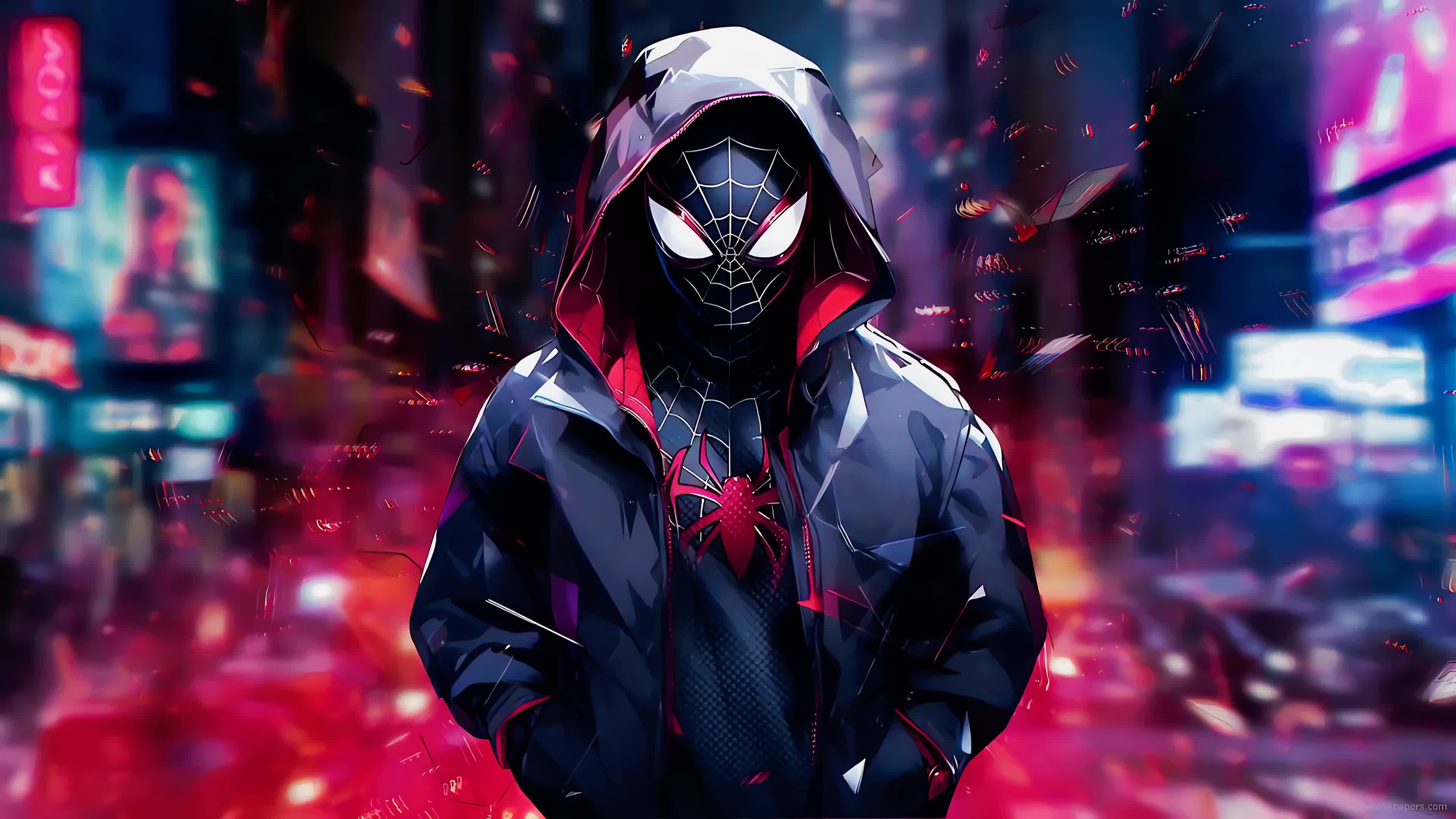 Watch Miles Morales Glass Live Wallpaper_1_174831 | Streamable
