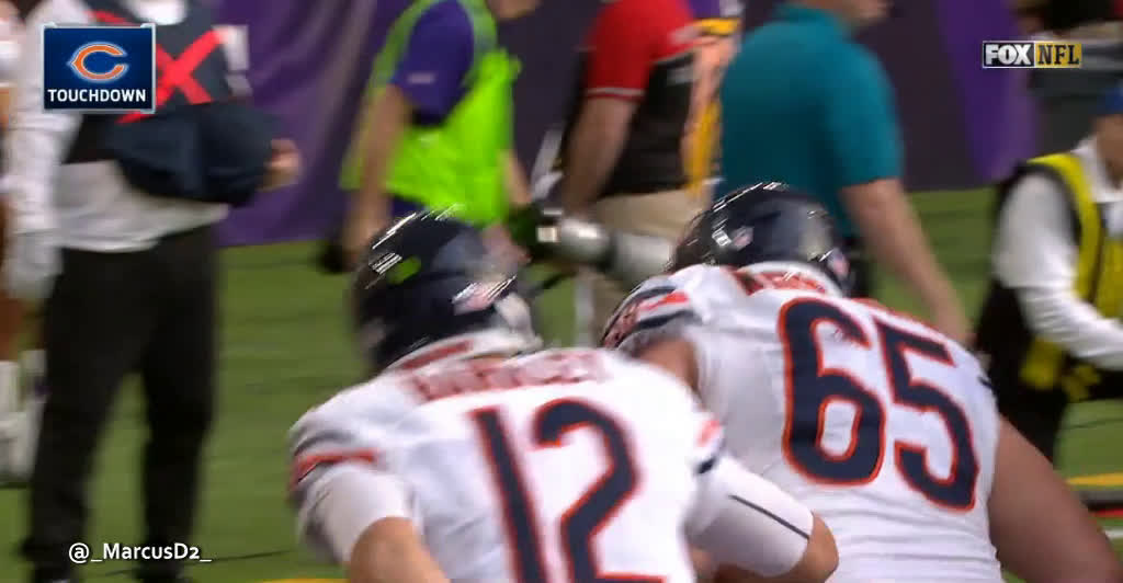 BEARS!! SUPERBOWL!!! Cameron Meredith throws TD pass to Matt Barkley.