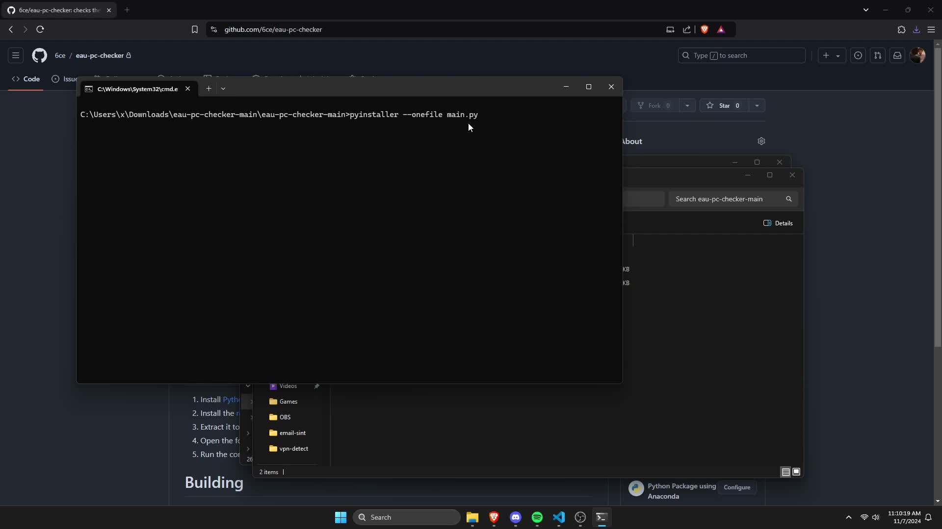 Watch eau pc check building | Streamable