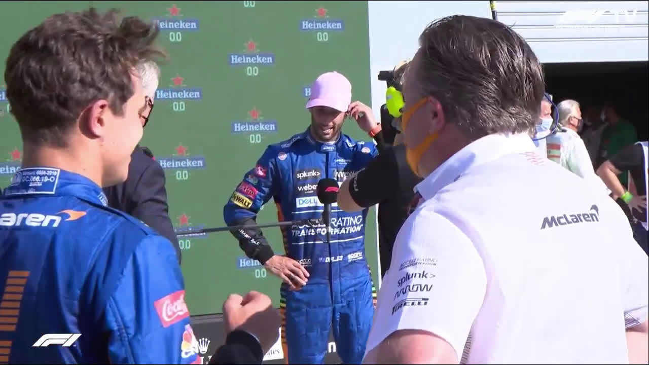 Watch Daniel Ricciardo Post Race Interview | Streamable