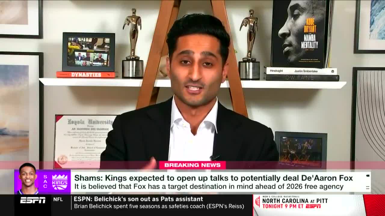 Watch Oh No He Didn't - Shams: "I'm told the Lakers are not part of that destination of choice ...
