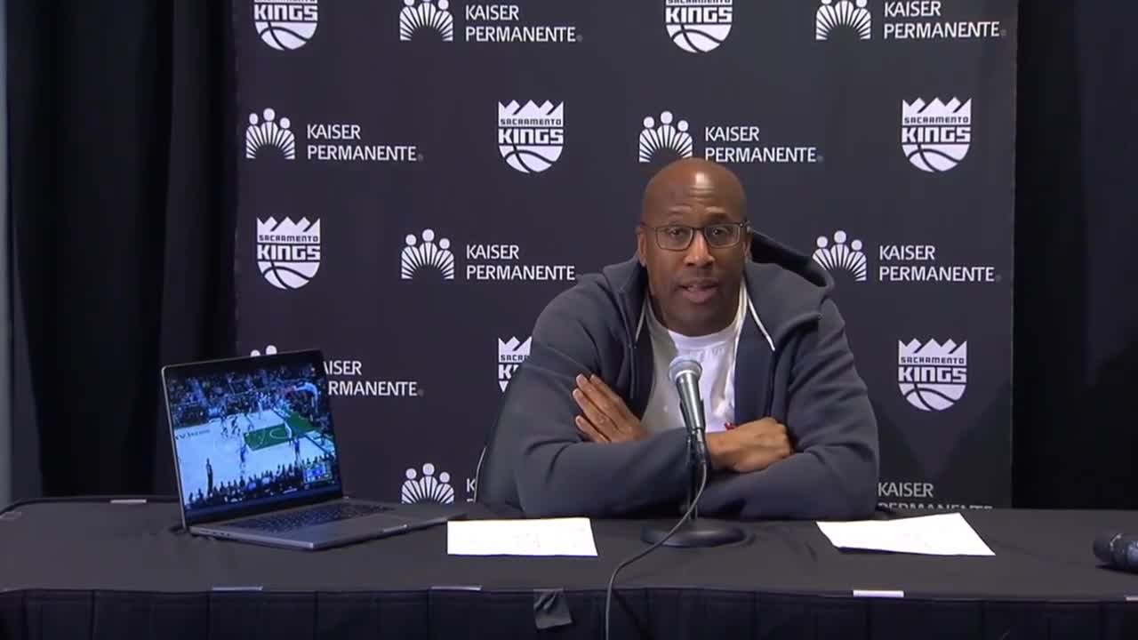 Watch Mike Brown brought a laptop to postgame interview to show why he ...