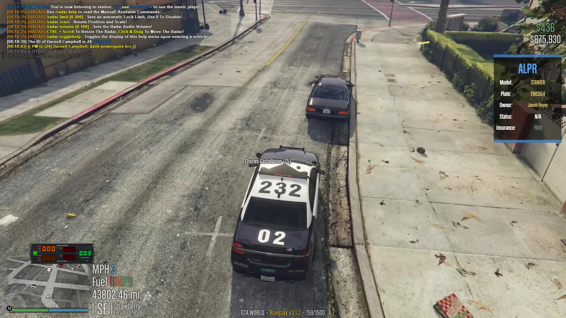 Failing to RP being run over and DM