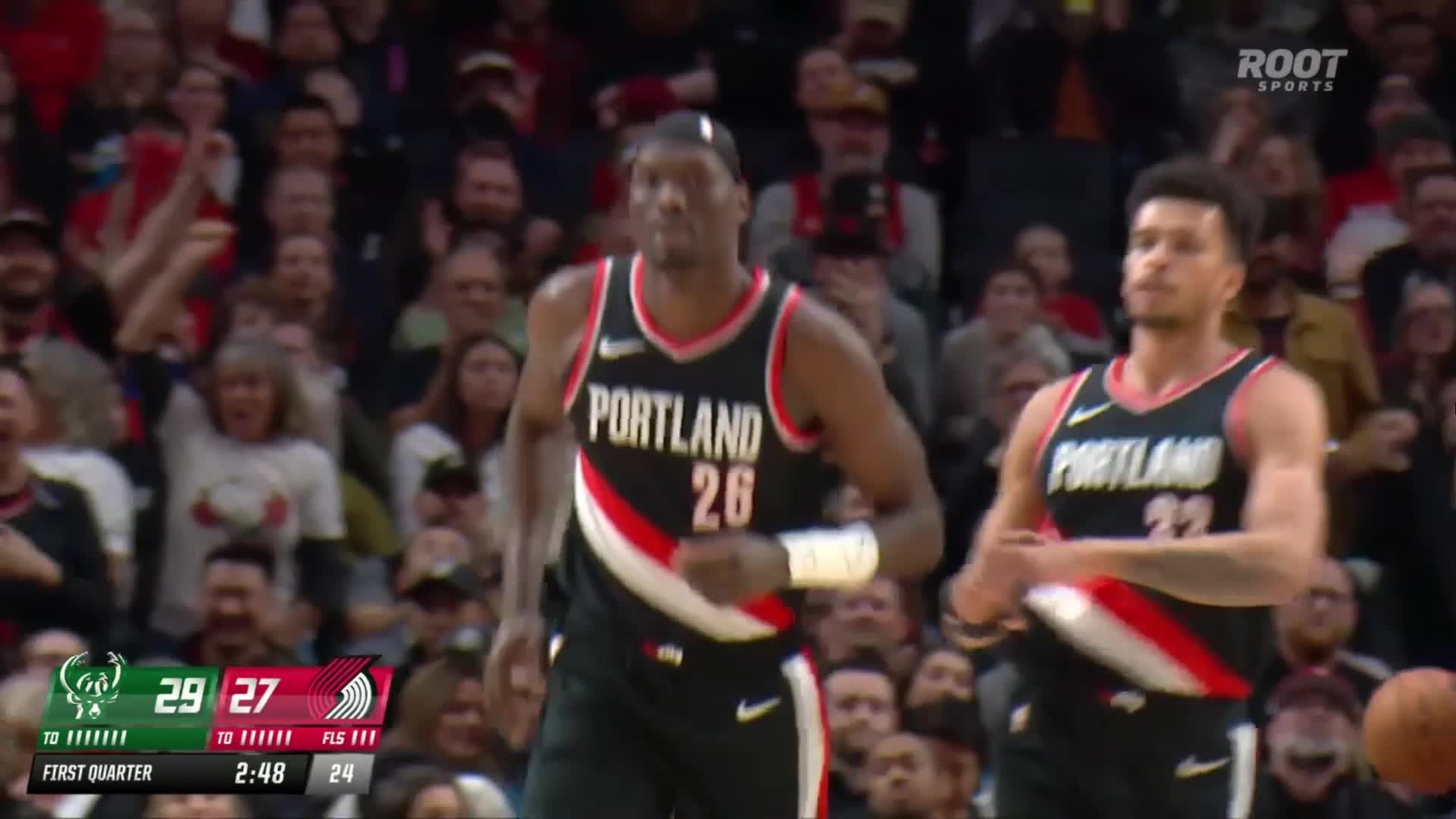 Watch Scoot accelerates to the rim and throws down the reverse, then ...