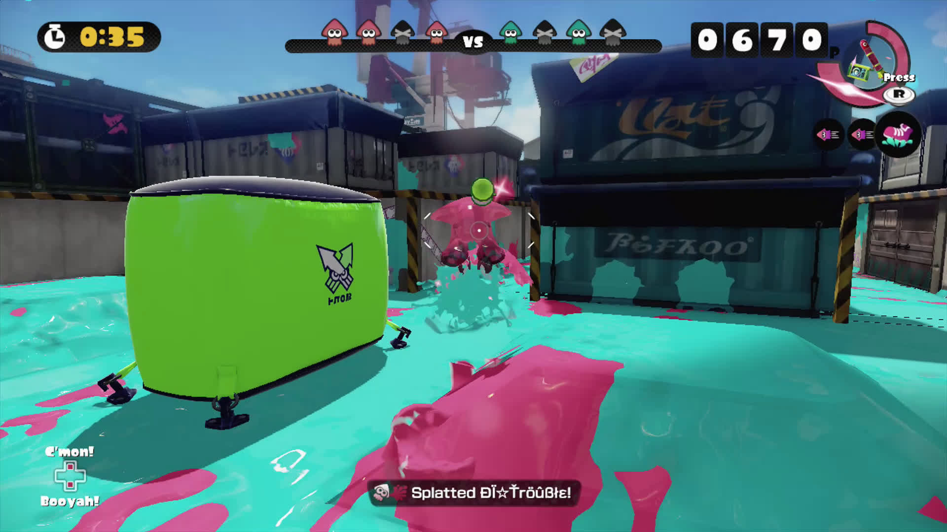 Experimental Ink Mine Propulsion Device