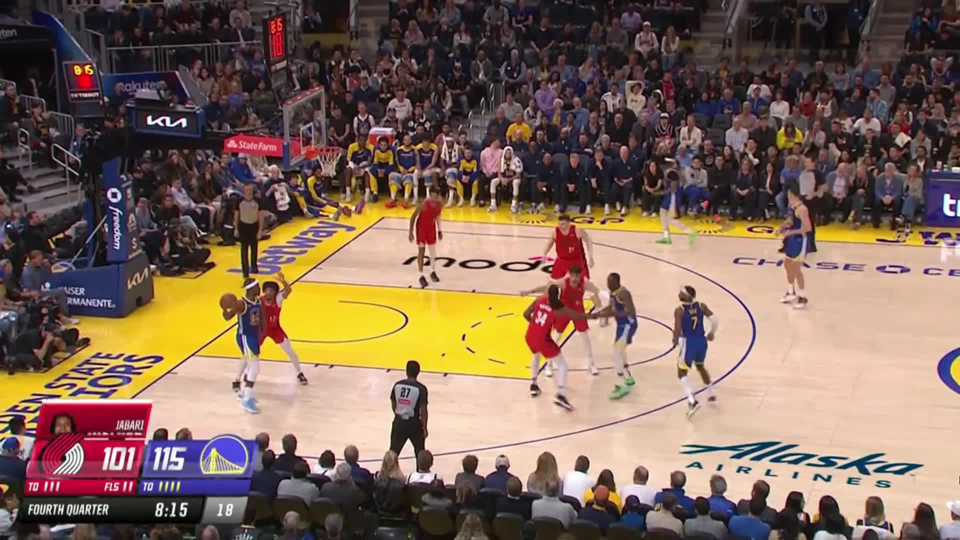 Watch Walker hits his 3rd three of the night out of the scramble play, then Ant gets the steal ...