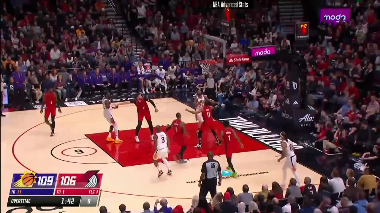 Jusuf Nurkic Blazers bad defense drop coverage