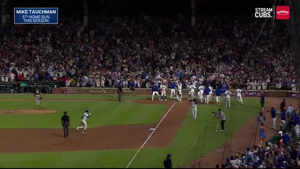 Watch MLB - The @Cubs are gonna win today! Mike Tauchman delivers his ...