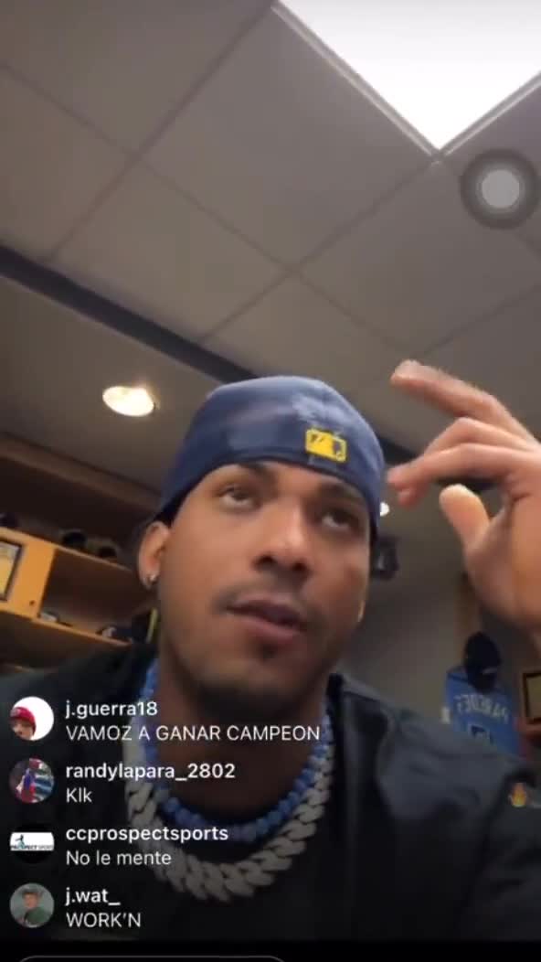 Wilkinmeta𝕏 - Declaraciones de Wander Franco en un live de Instagram