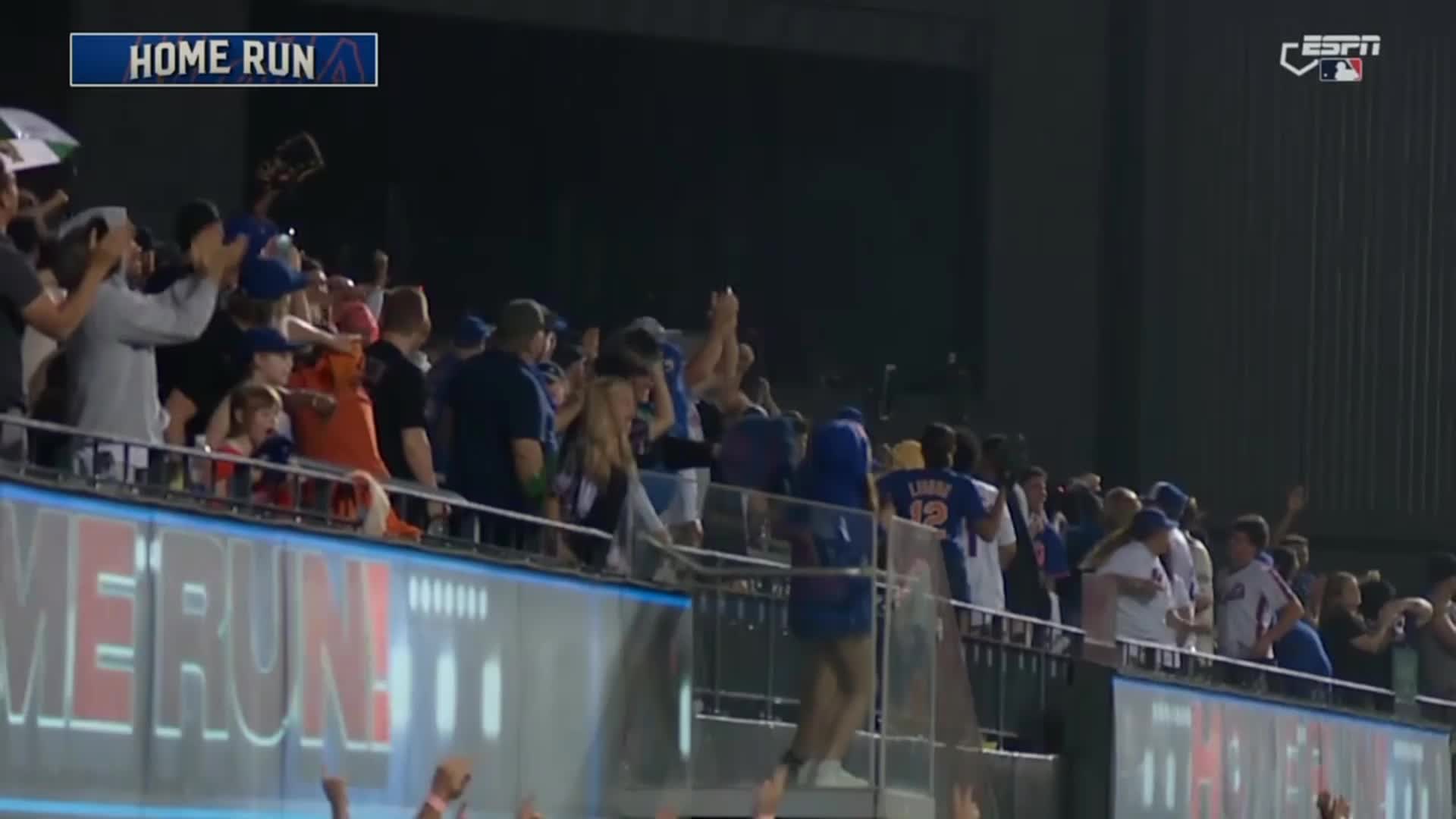 Watch Pete Alonso gets some practice in for the home run derby with a no-doubter and insurance ...