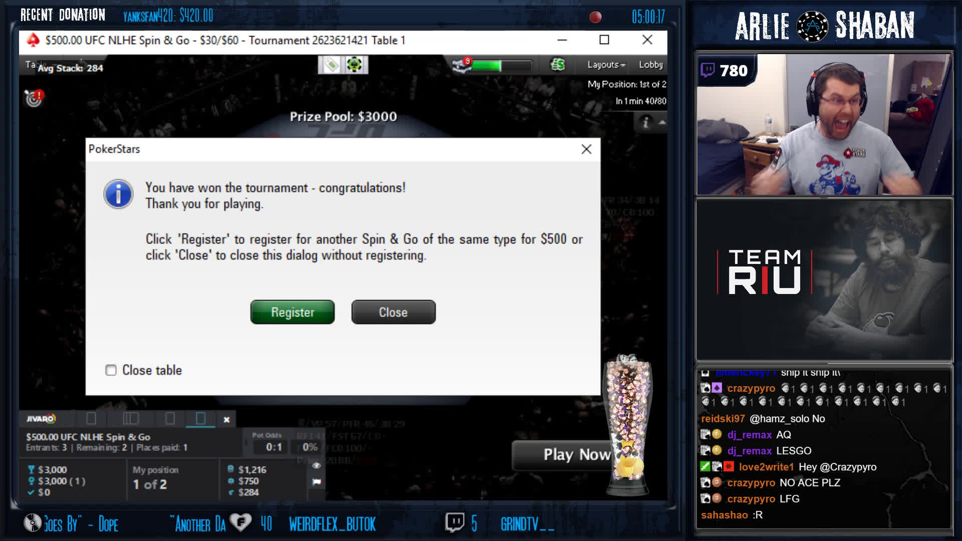 Watch 500 spin win | Streamable