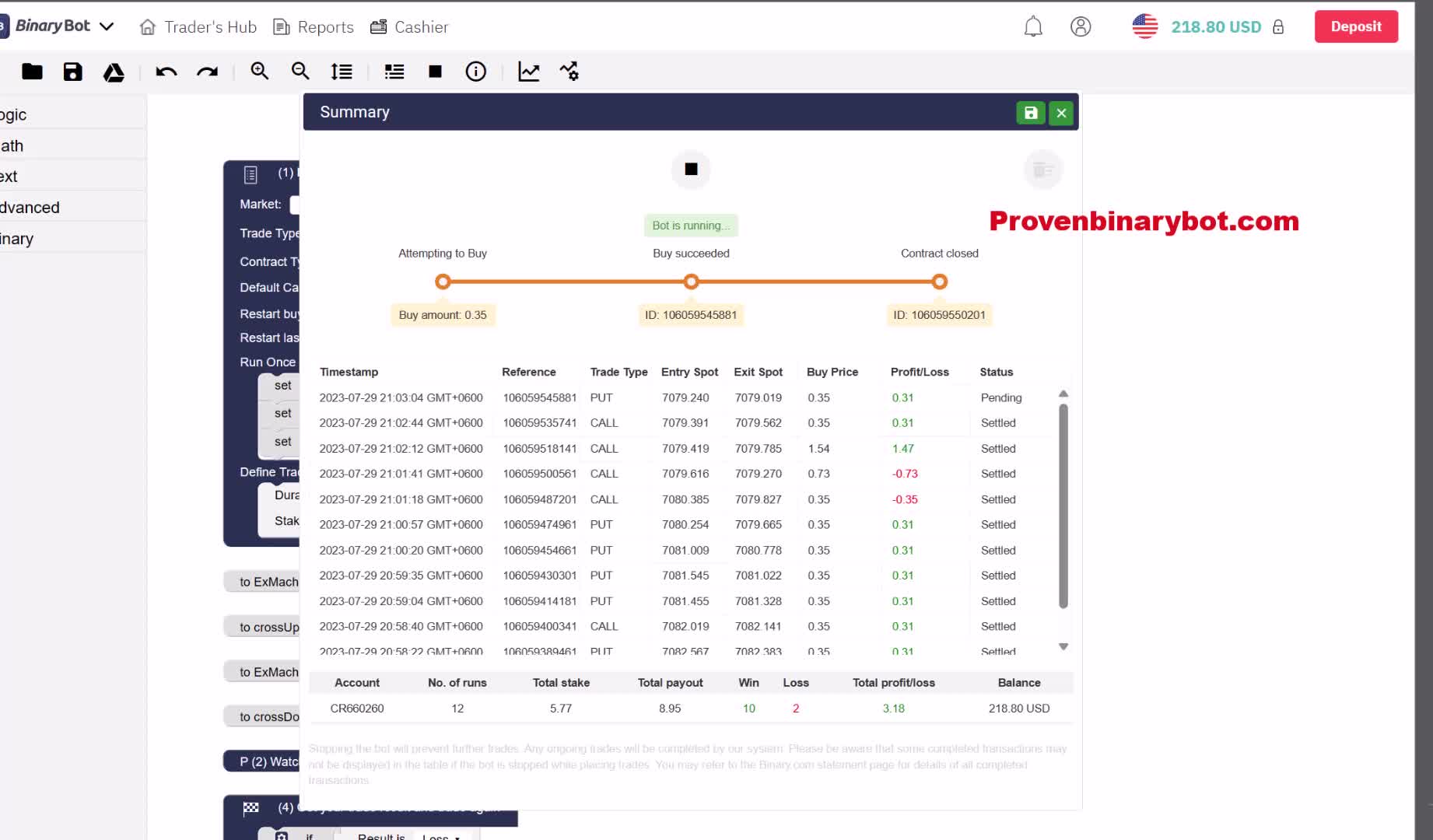 Watch PBB - Array Deriv Bot 2 | Streamable