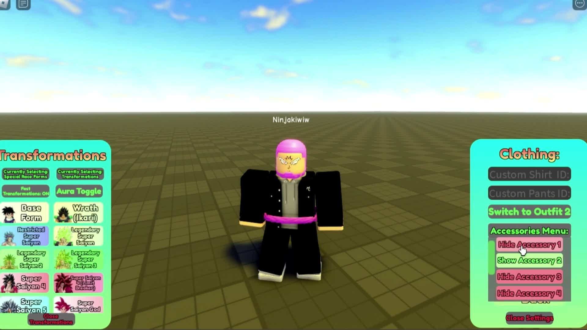 Azure Showcase (LSSJ + SSJ4 and SSJ5) (WIP)