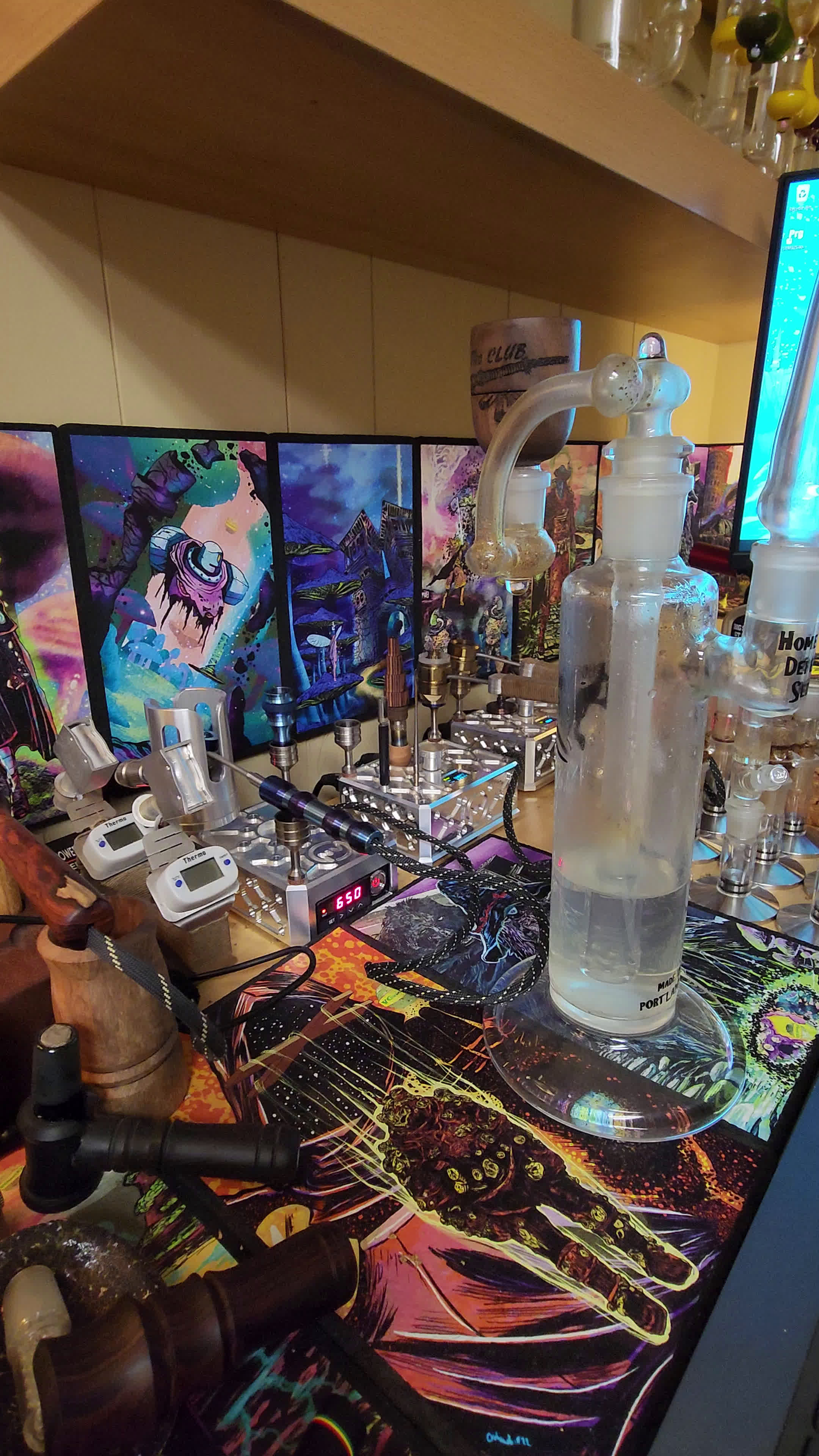 "The Club" Injector Chamber with Goo Roo HD Bubbler