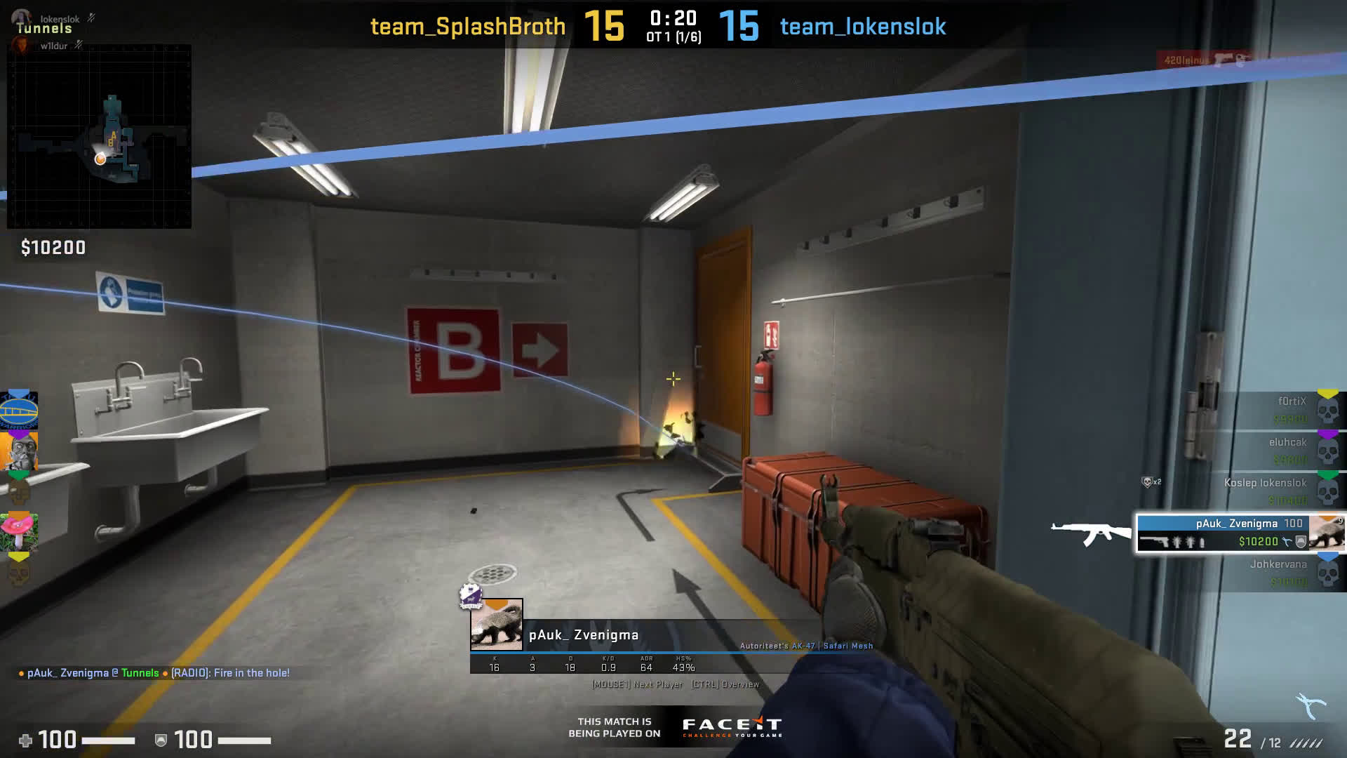 How to retake Nuke B site 1v3