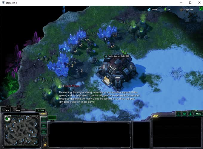 ChatGPT plays SC2 and builds barracks for the first time