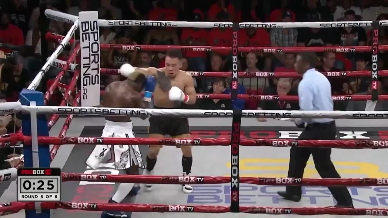 Watch Tsendbaatar Erdenebat does some serious damage to Mohamed Soumaoro. | Streamable