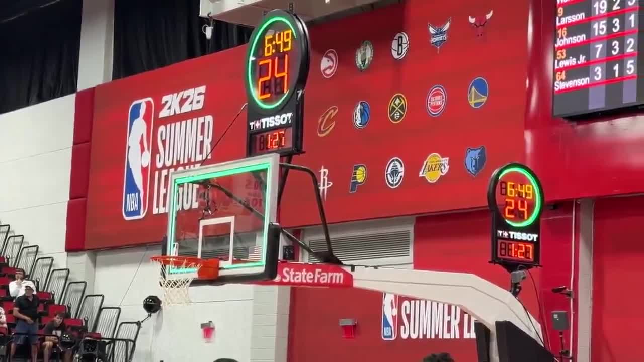 Watch Mike Curtis - Here’s a preview of the NBA’s new shot clock that ...