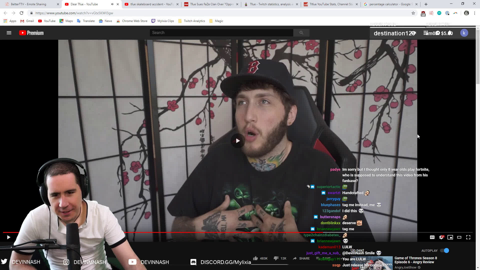 Ex-CLG Owner Carefully Analyzes Faze Banks' Tfue Video