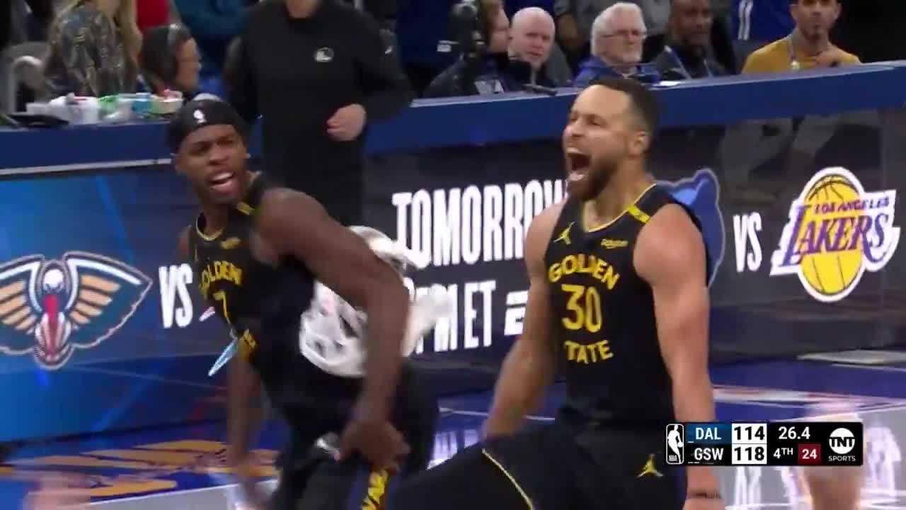 Watch NBA TV - STEPH CALLS NIGHT NIGHT 🔥 Curry is having a GAME 😤 | Streamable