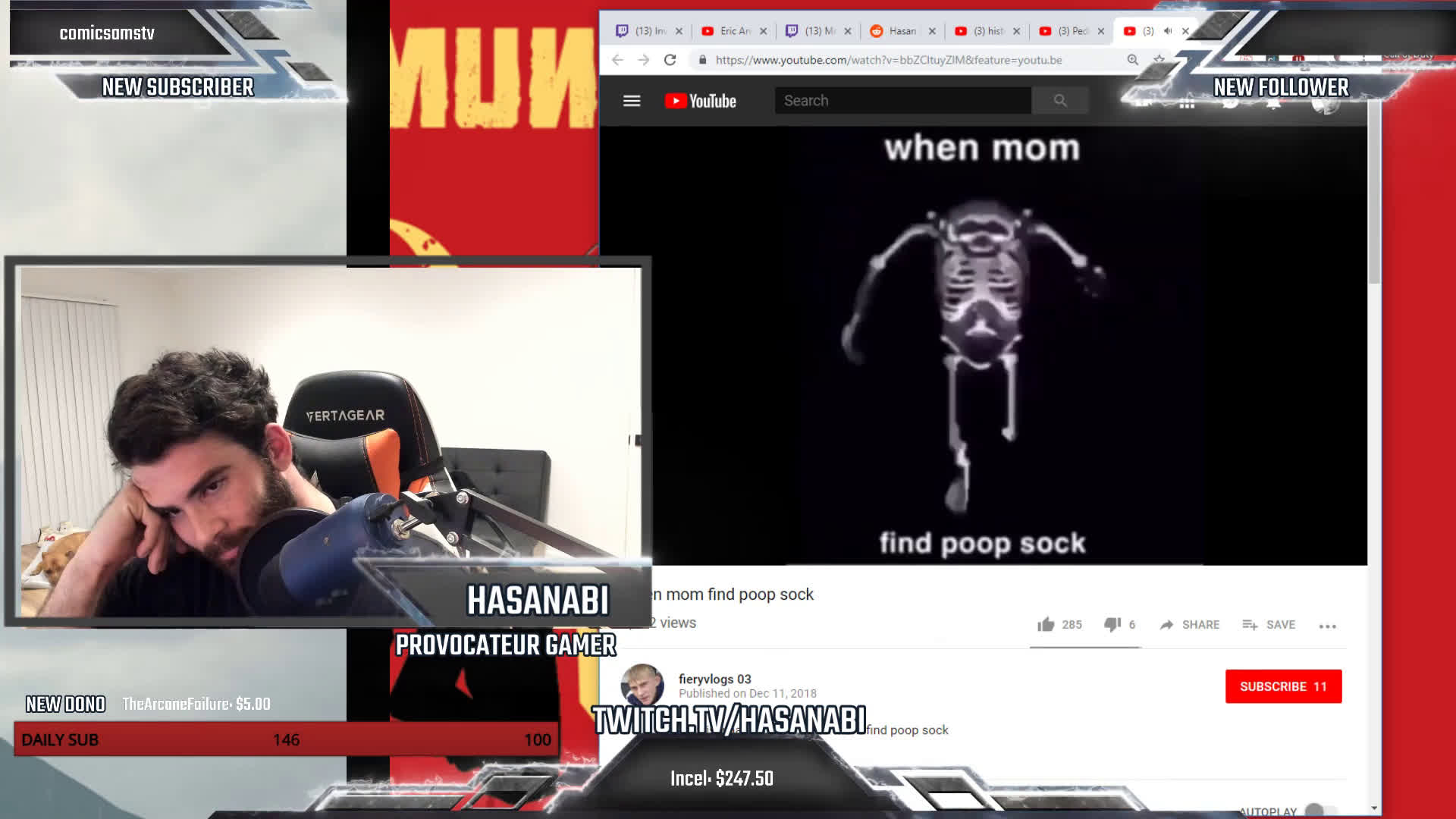 When Mom Finds Poopsock