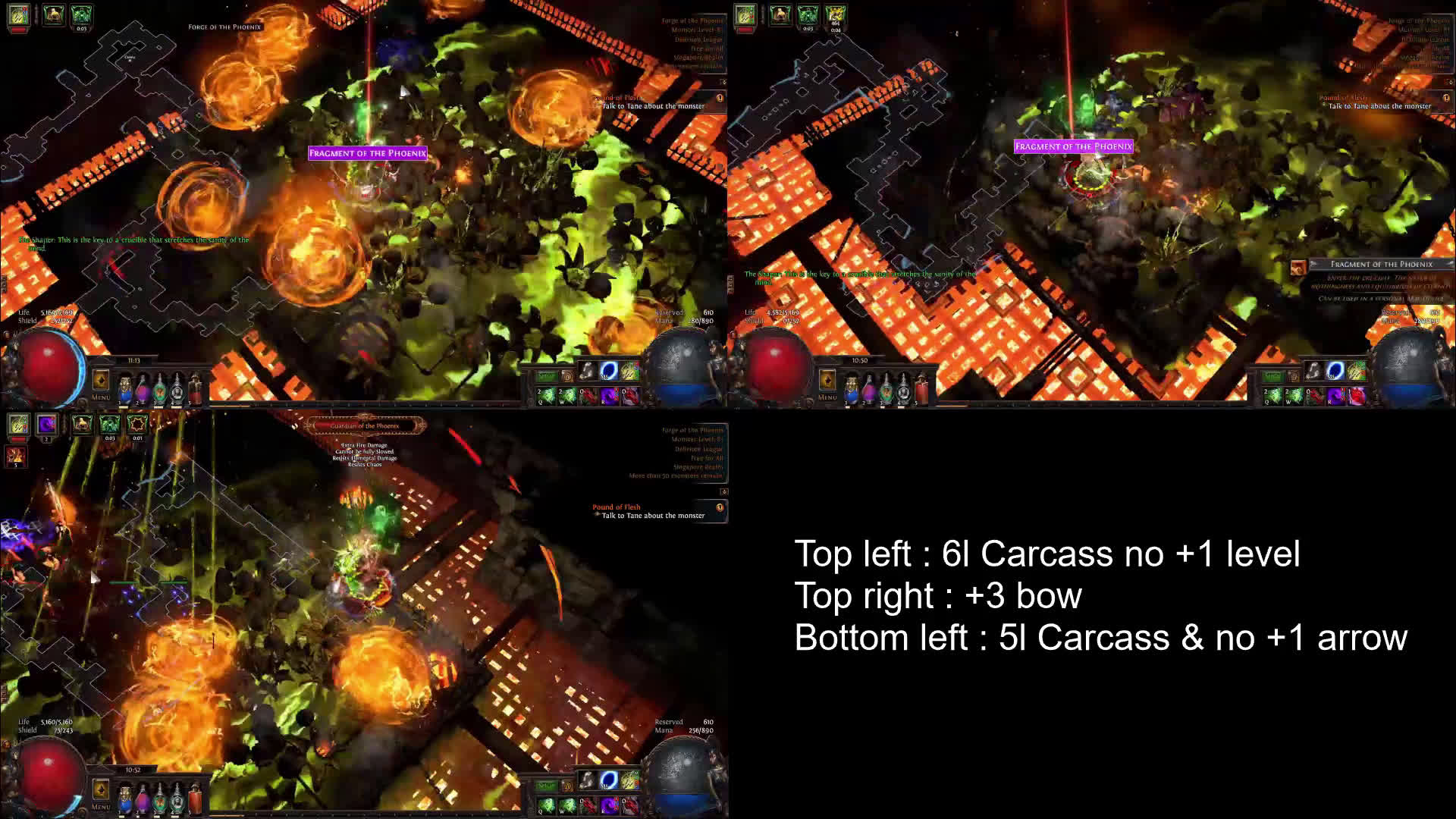 Quill Rain vs +3 bow