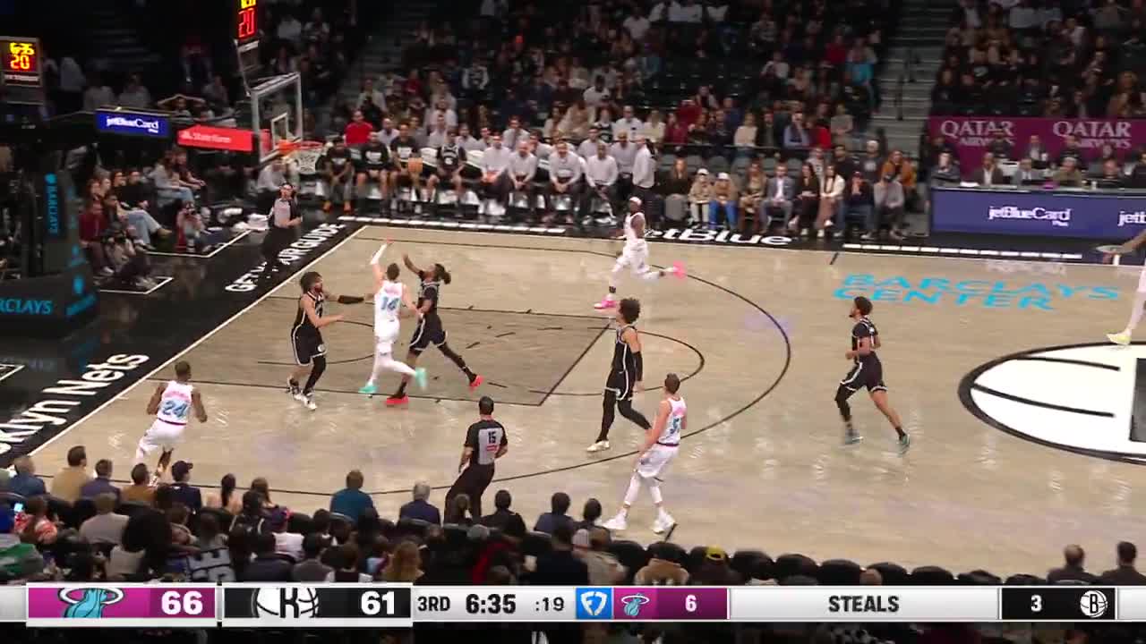 Watch [Highlight] Tyler Herro lobs it up, Bam throws it DOWN! | Streamable