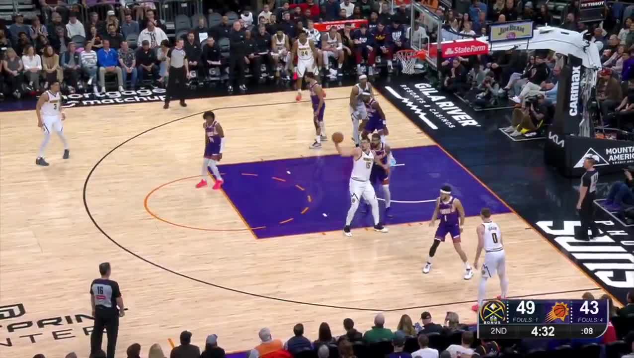 Watch [Highlight] Nikola Jokic puts Nick Richards through a post play masterclass! | Streamable