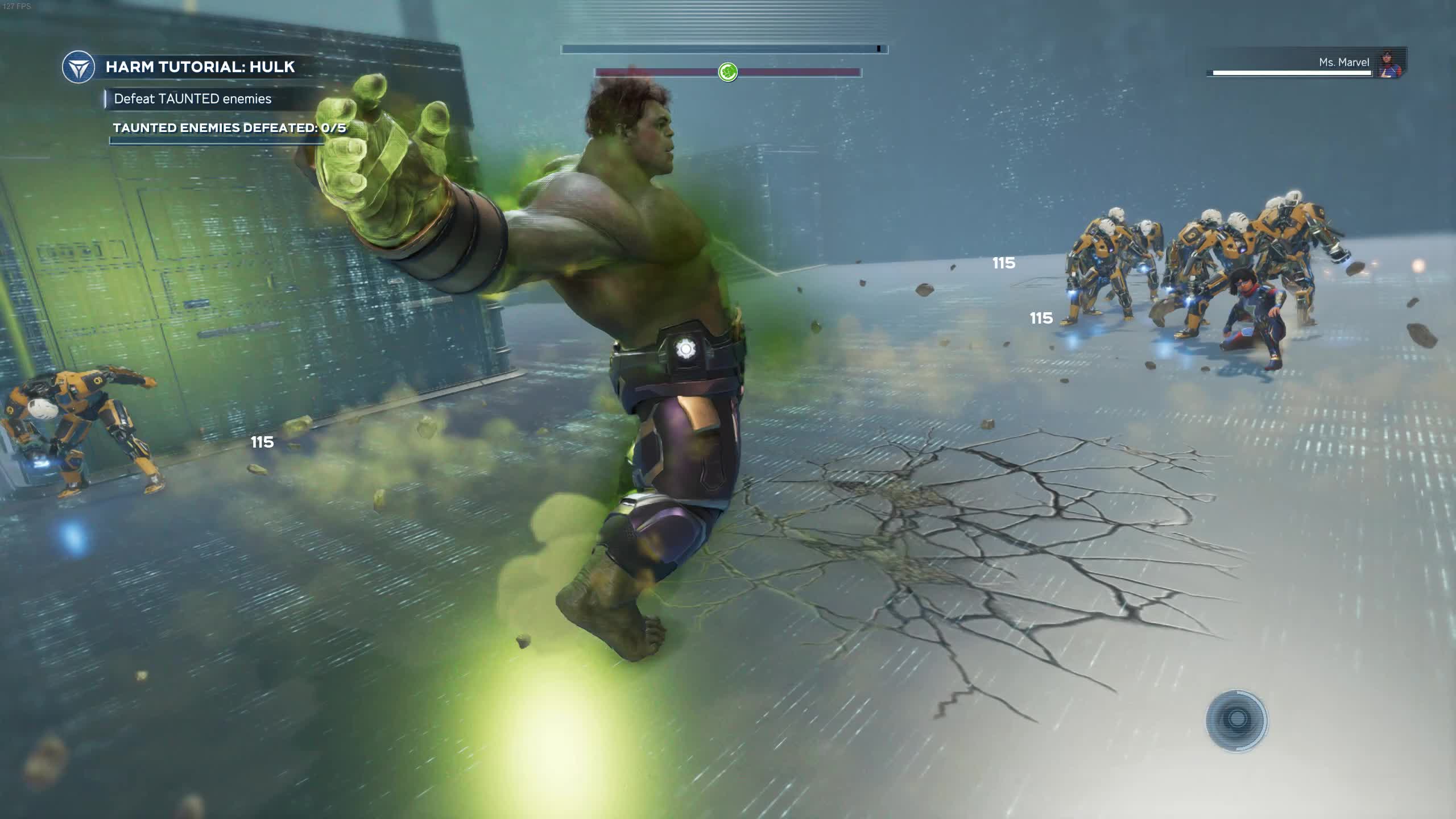 Hulk HARM room bug.