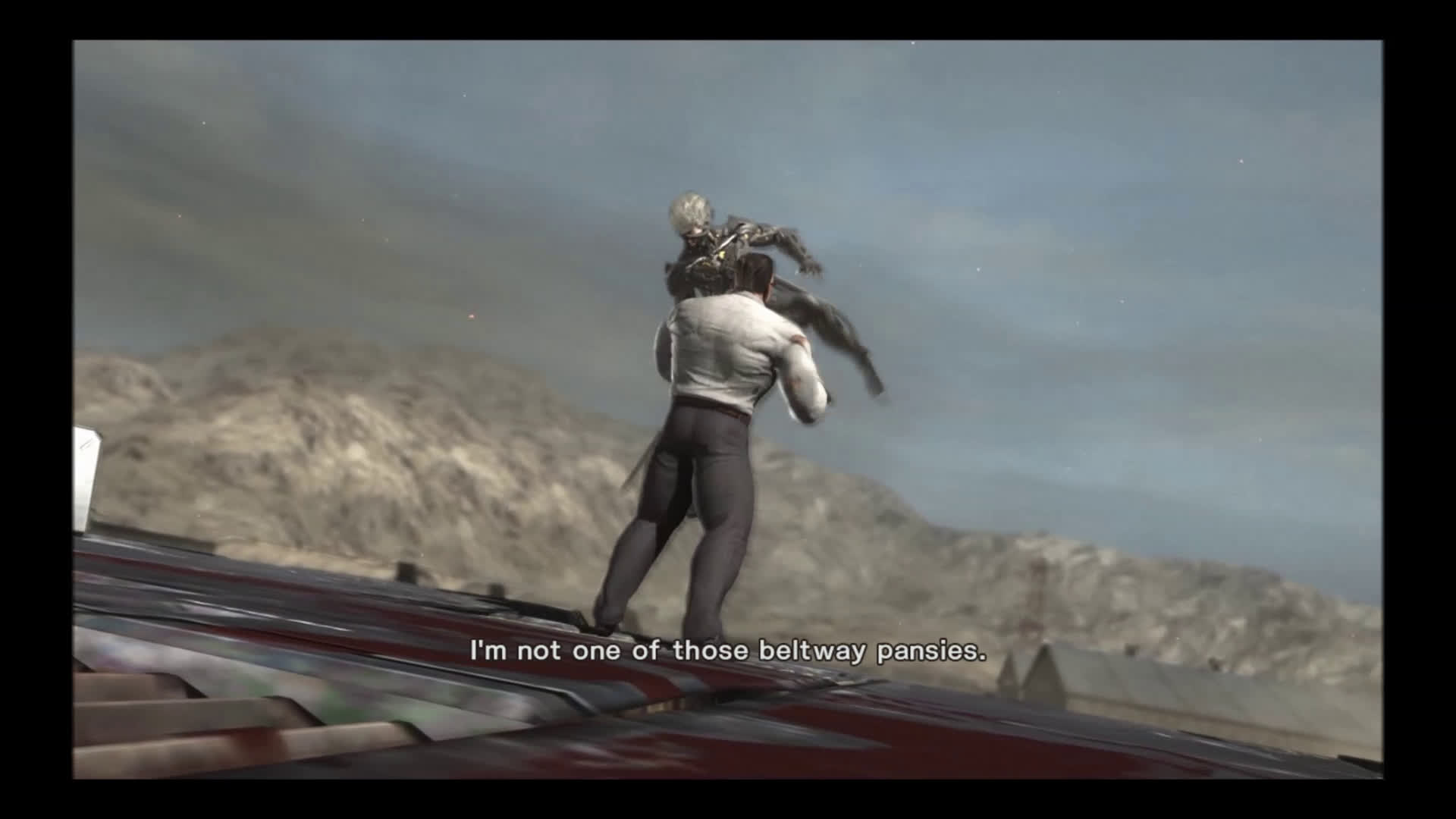 raiden can't break grip and throws