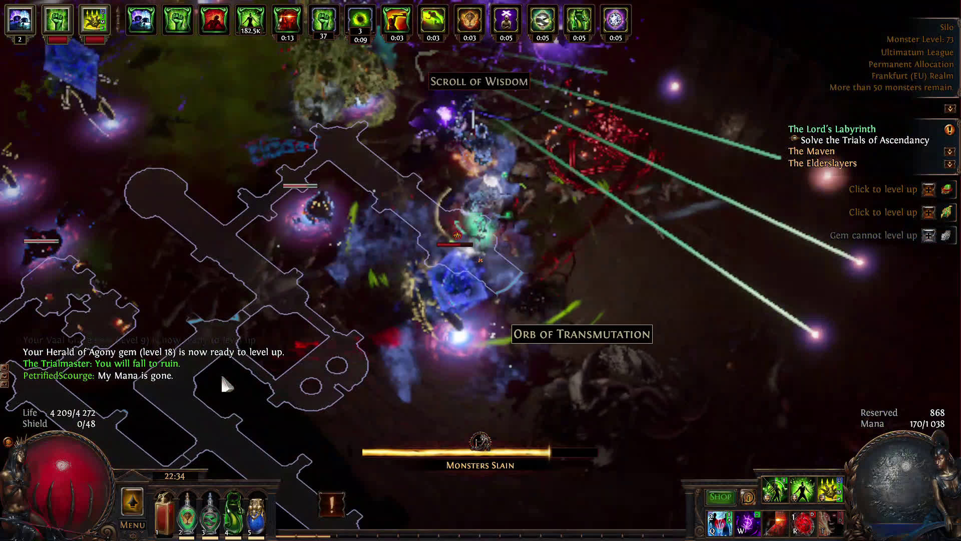 Scourge Arrow Poison Prolif Pathfinder - Silo League Start (Petrified ...