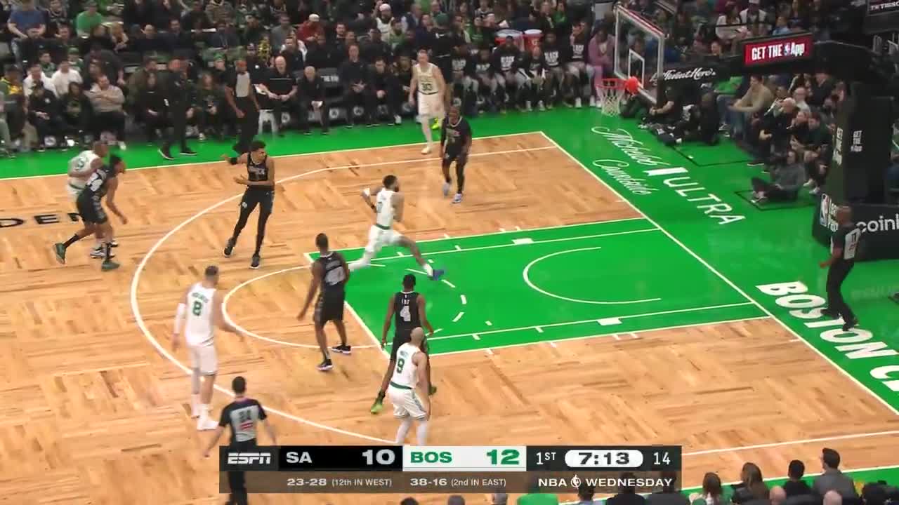 Watch NBA TV - Jayson Tatum made getting by Wemby look too easy 👀 | Streamable