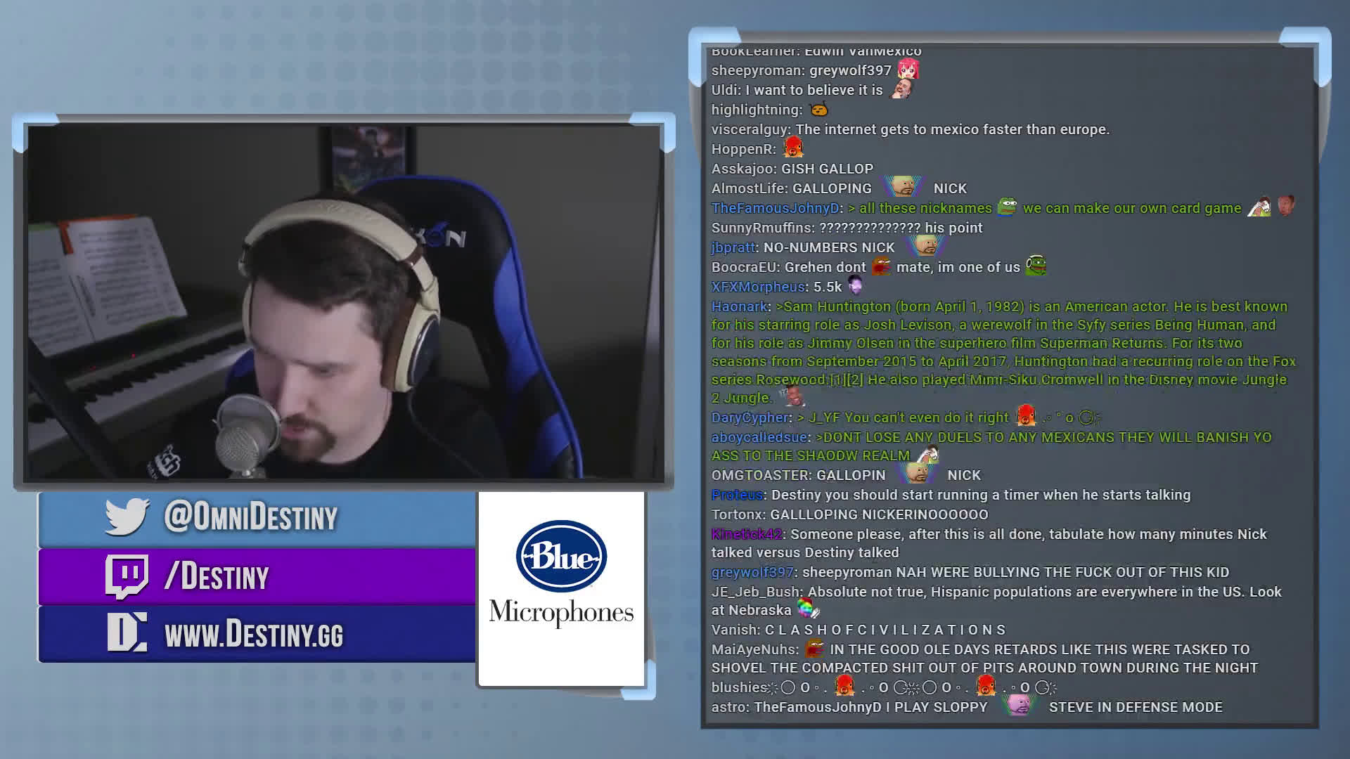 Destiny Traps Nick Fuentes