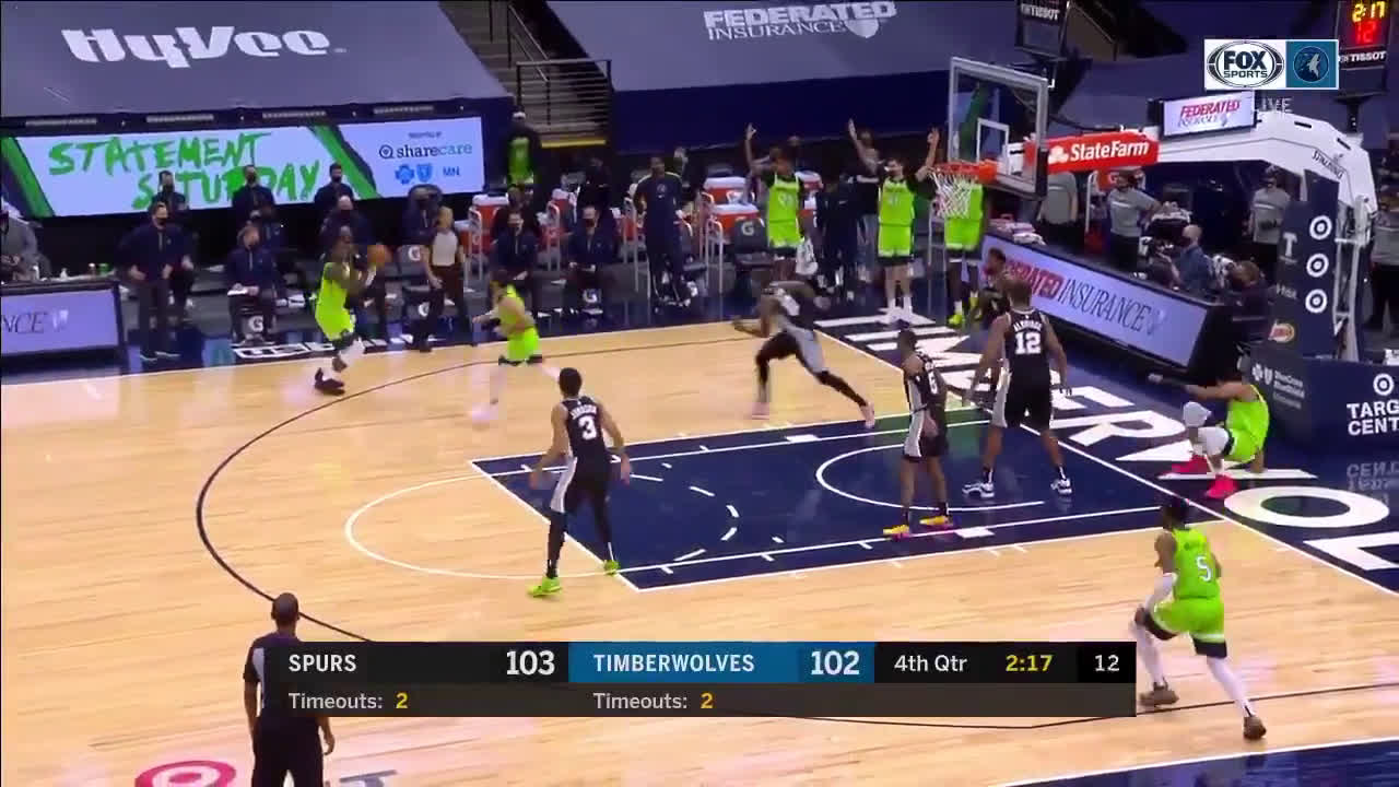 [HIGHLIGHT] Rubio finds an open Anthony "A1 from Day 1" Edwards for a ...