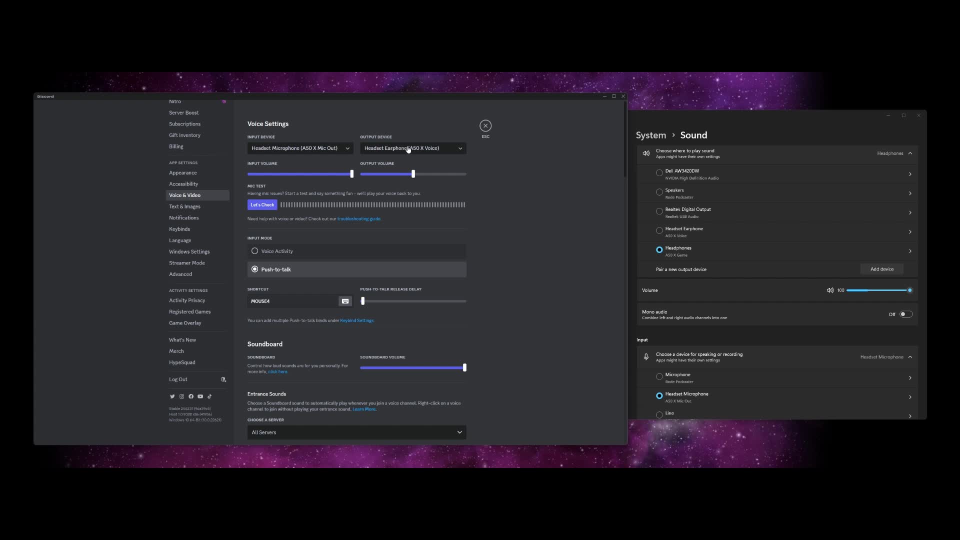 Watch Astro A50 X static when using voice output | Streamable