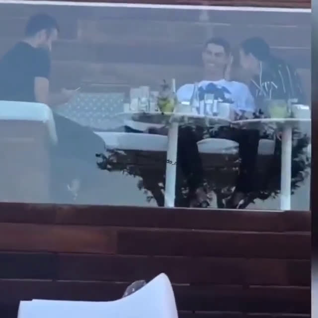 Cristiano Ronaldo e Geo em Lisboa