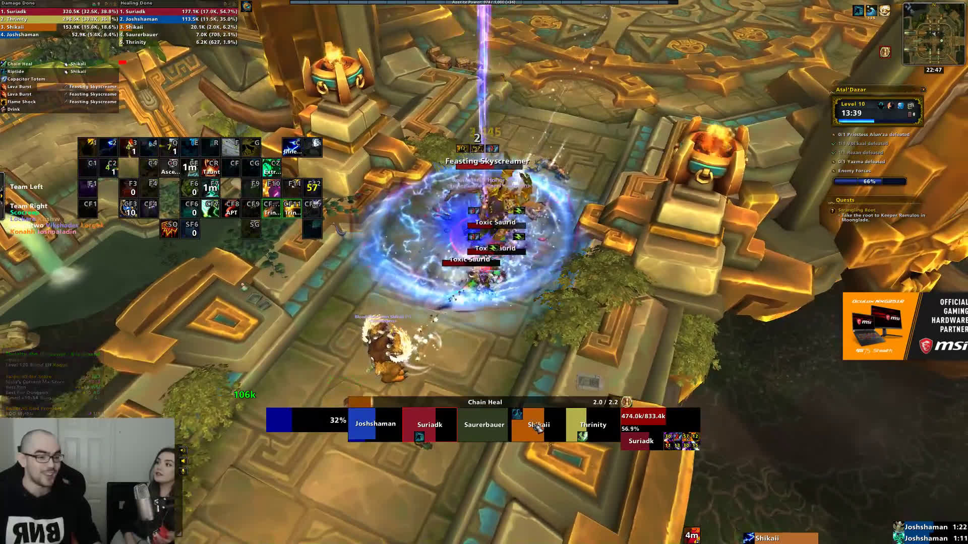 Josh bonding with Poopernoodle