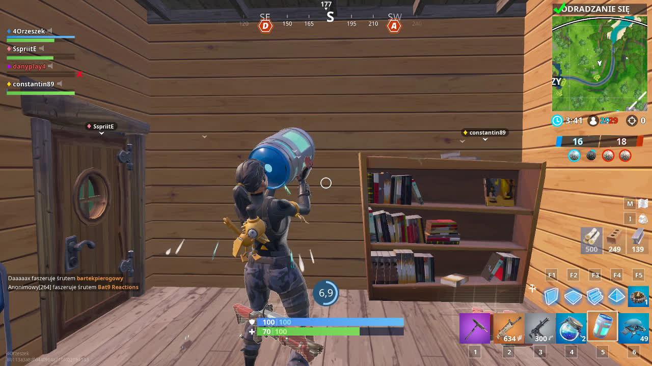 Fortnite New Shield Animation The Baller