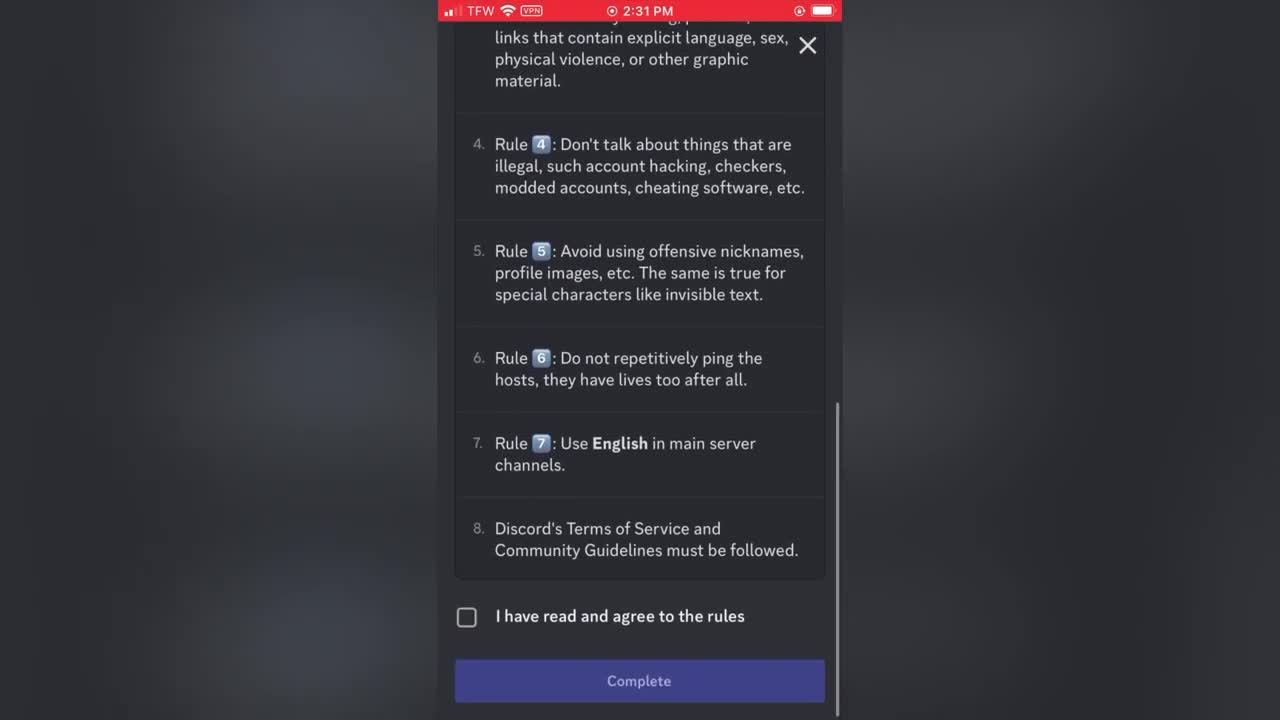 How to enter the server