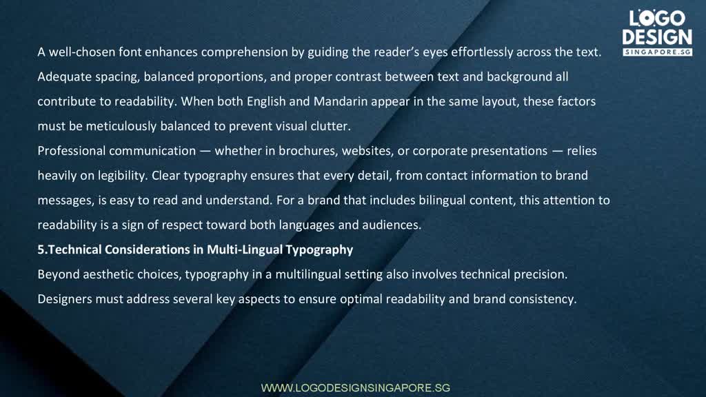 Watch Typography and Readability in a Multi Lingual Context — Logo ...