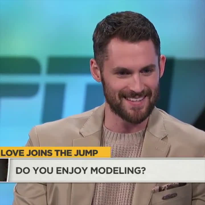 Kevin Love on his modelling career: "I'm a fall guy"