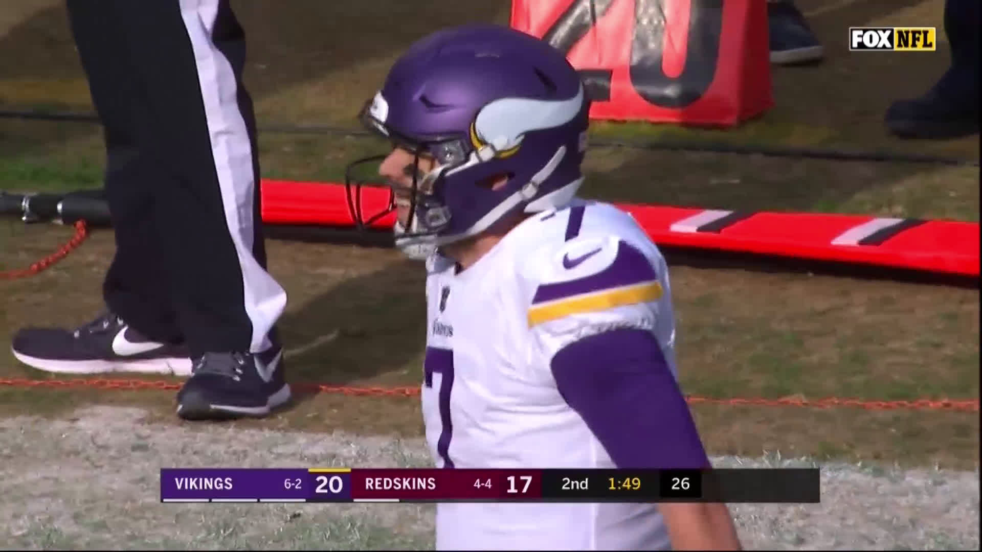 Vikings TD and celebration