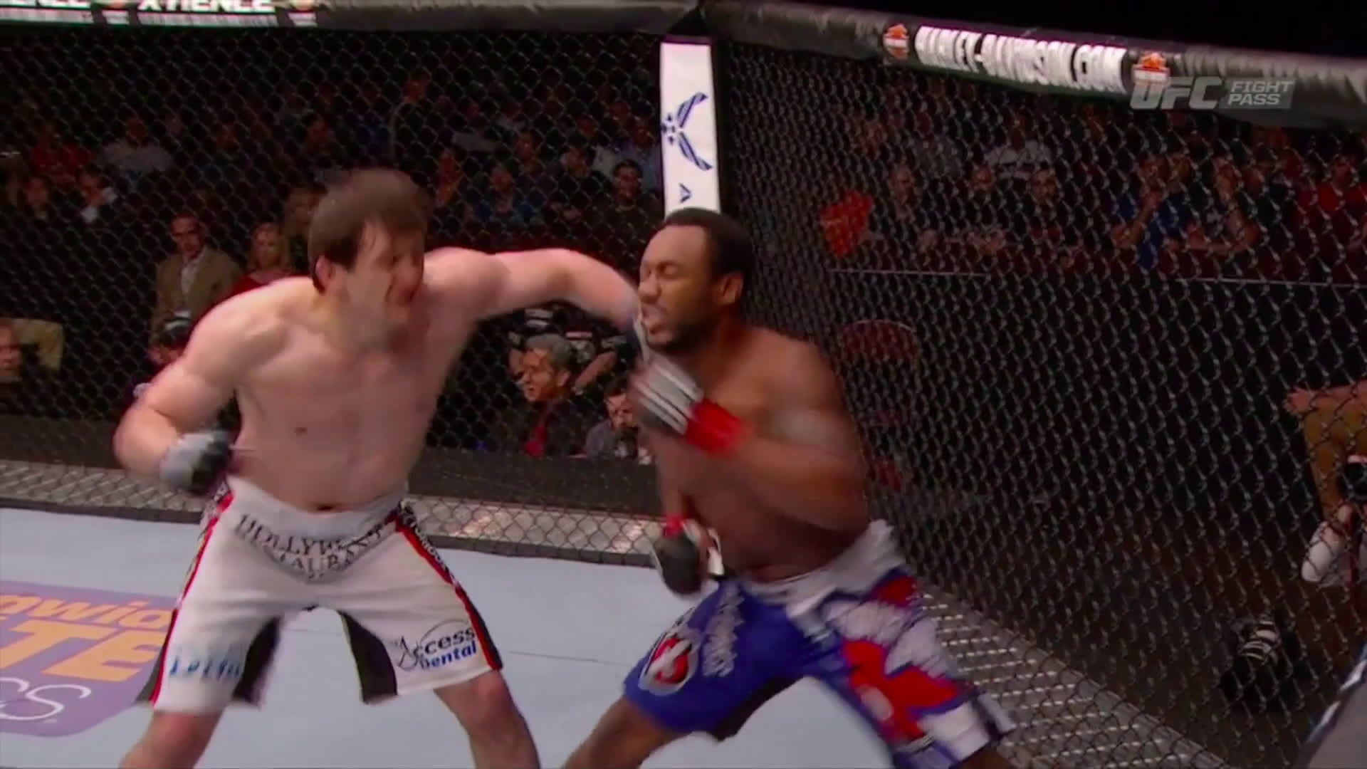 Albert Tumenov starches Anthony Lapsley with one punch