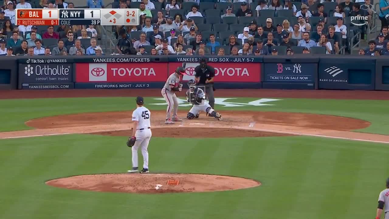 Watch MLB - Gerrit Cole picks up his first three Ks of the season in the 3rd inning. 😤 | Streamable
