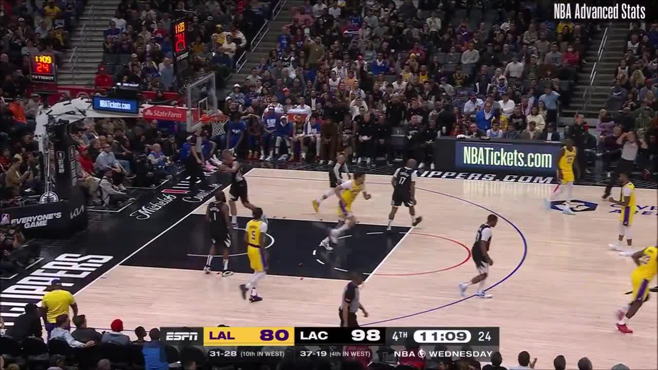 Watch LeBron James 34 pts 7 threes 8 asts vs Clippers 23_24 season | Streamable