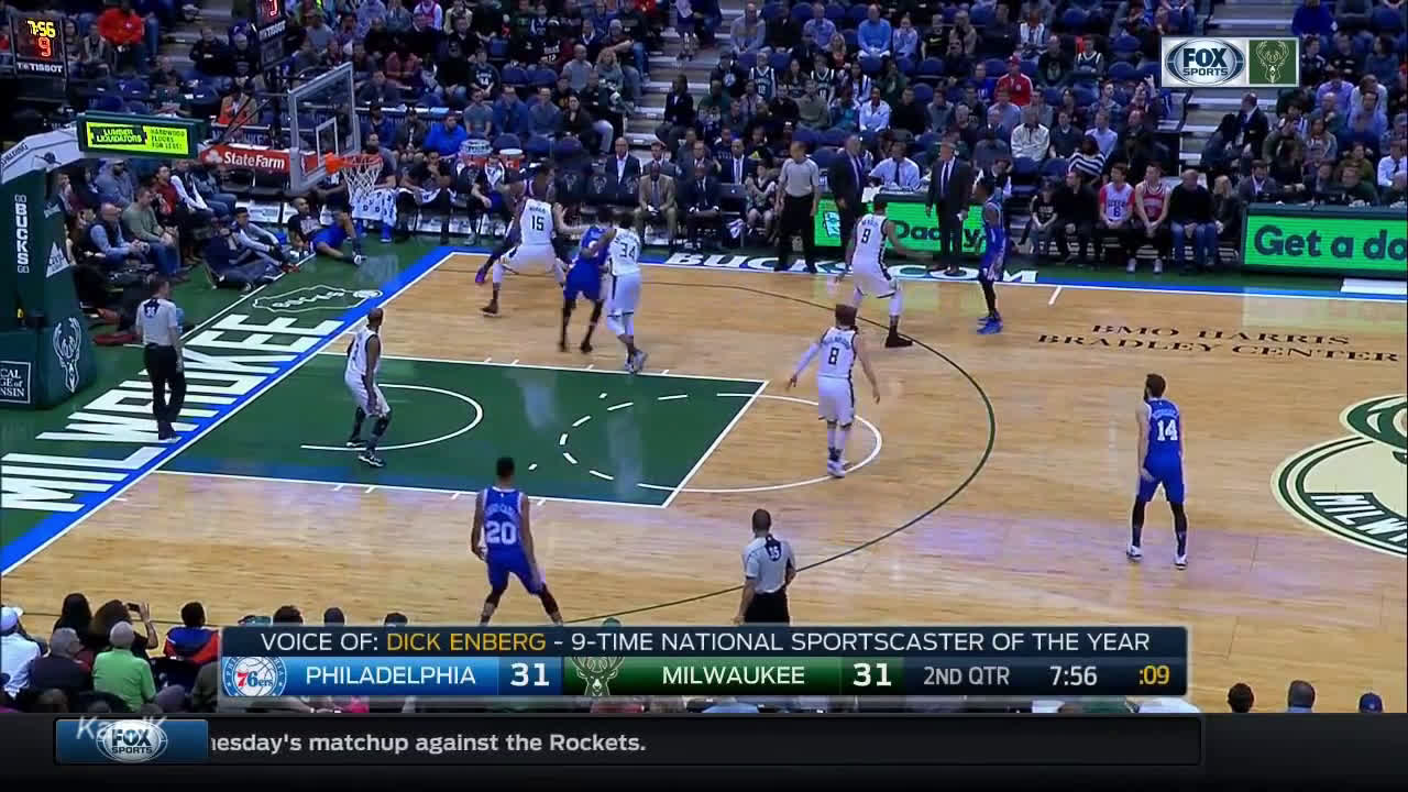 embiid drive v Bucks