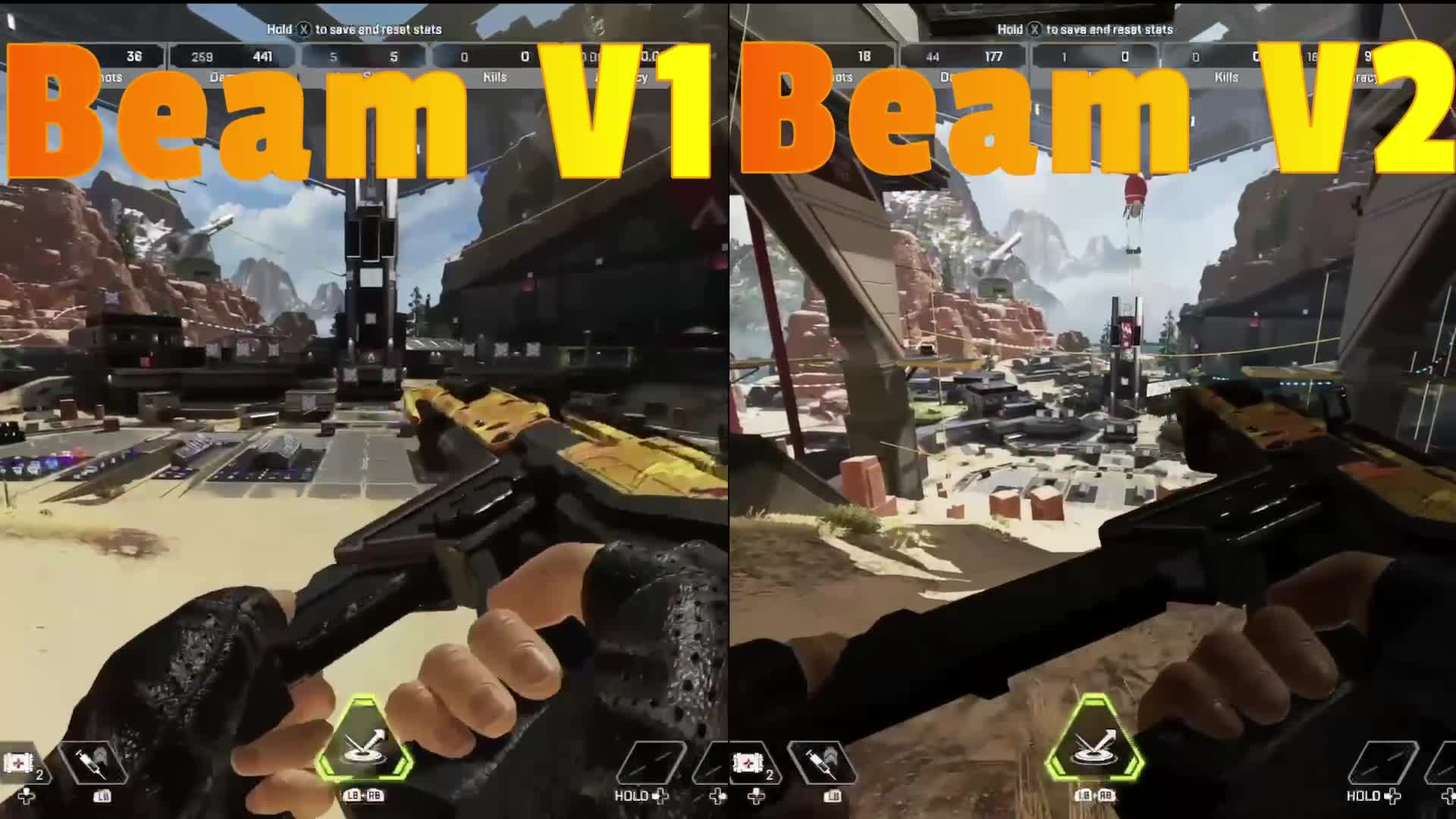 Beam Comparision 0 Adjustment
