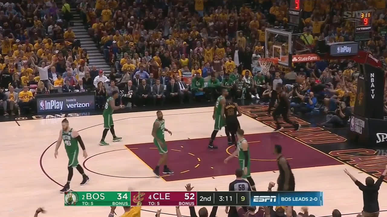 lebron fancy reverse dunk
